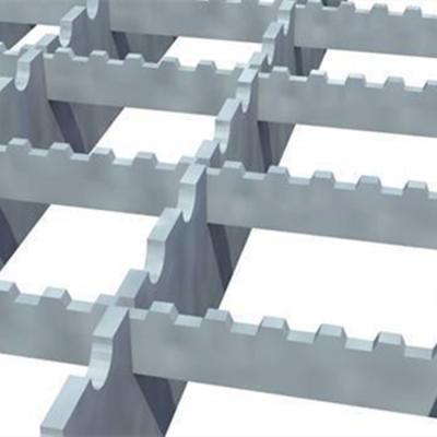 China Anti Slip Serrated Metal Grating Hot Dipped Galvanized For Walkway Platform for sale