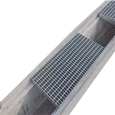 China Hot Dipped Galvanized Sidewalk Steel Grating Trench Cover for sale