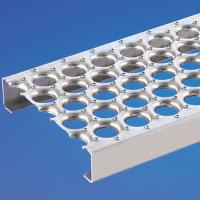 China Round Hole 2.0mm Steel Bar Grate For Walkway Platform Channels for sale