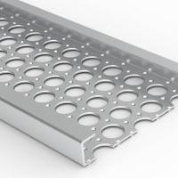 China Pre Galvanized 5mm Steel Safety Grating Stair Tread with Anti-Skid Surface, Width ≤1000mm Length ≤4000mm for sale