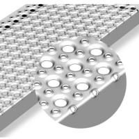 China Pre Galvanized 5mm Steel Safety Grating Stair Tread with Anti-Skid Surface, Width ≤1000mm Length ≤4000mm for sale