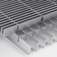 China 2mm Thickness Aluminum Bar Grating For Walkway Platform for sale