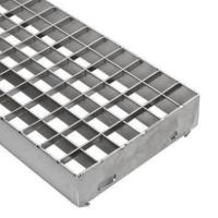 China 1.5mm Hot Dipped Galvanized Checker Plate Nosing Stair Treads for Walkway for sale