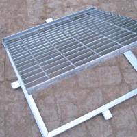 China LTA Serrated /Flat Anti Slip Stainless Bar Grating With Frame for sale