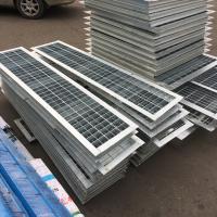 China Stainless Steel Water Floor Drain Cover 25x5mm Bearing Bar Grating with Angle Sided for Concrete Trench for sale