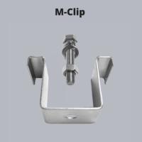 China ISO Type A B C M Galvanized Steel Grating Clips 30-50mm Sizes for Industrial Floor Grating Installation for sale