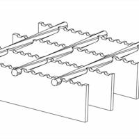 China 2mm Thickness Hot Dip Galvanized Serrated Steel Grating For Floor for sale