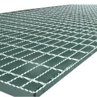 China Galvanized Serrated Bar Grating 5mm Thickness Floor Drain Anti Slip Steel Grating for sale