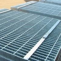 China Galvanized Serrated Bar Grating 5mm Thickness Floor Drain Anti Slip Steel Grating for sale