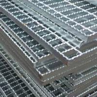 China Galvanized Serrated Bar Grating 5mm Thickness Floor Drain Anti Slip Steel Grating for sale