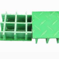 China Green Mesh Walkway ISO Fiberglass Grating Panels FRP 1.5m x 3m for sale