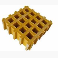 China High Strength Pultruded FRP Grating Panels Corrosion Resistant Lightweight 25mm for sale