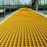 China High Strength Pultruded FRP Grating Panels Corrosion Resistant Lightweight 25mm for sale