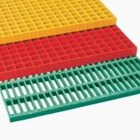 China Customizable Fiberglass Grating Panels Molded 1000m2 Technique for sale