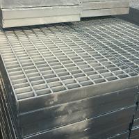 China 316 Stainless Steel Floor Grating Drain Cover 40x5mm Bearing Bar Heavy Duty for sale