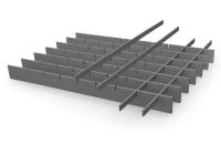 China Half Inserted Welded Press Lock Steel Grating 3x20inch Driveway Heavy Duty Galvanized for sale