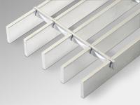 China 6063 T6 Aluminum Grating with 20-100mm Bearing Bars and 38-101mm Cross Bar Spacing for Driveways and Platforms for sale