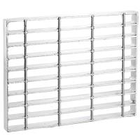 China Hot Dipped Galvanized Serrated Steel Grating Q235 Flat Bar 32x5mm Walkway Platform for sale