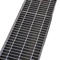 China Hot Dipped Galvanized Carbon Steel U Shape Trench Cover 25x5mm Bearing Bar for sale