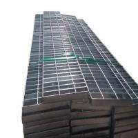 China Hot Dipped Galvanized Carbon Steel U Shape Trench Cover 25x5mm Bearing Bar for sale