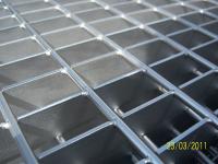 China Customized Machine Welded Q235 Steel Grating Plate 25x5mm Bearing Bar 41x100mm Pitch for sale