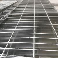 China Customized Machine Welded Q235 Steel Grating Plate 25x5mm Bearing Bar 41x100mm Pitch for sale