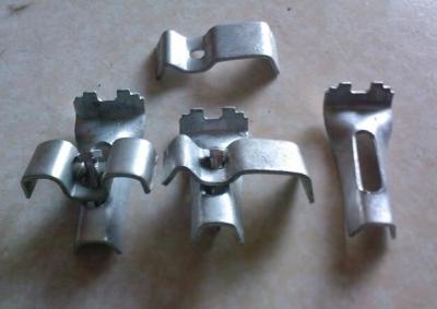 China ISO Hot Dip Galvanized Q235 Steel Saddle Clips for Grating - 20x3mm to 40x3mm Sizes with M8 Bolt Fastening for sale
