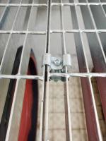 China ISO Hot Dip Galvanized Q235 Steel Saddle Clips for Grating - 20x3mm to 40x3mm Sizes with M8 Bolt Fastening for sale
