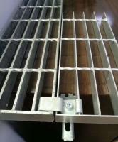 China ISO Hot Dip Galvanized Q235 Steel Saddle Clips for Grating - 20x3mm to 40x3mm Sizes with M8 Bolt Fastening for sale