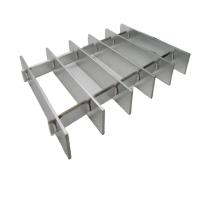 China 6063 T6 Aluminum Bar Grating with 25-75mm Bearing Bars and 38-101mm Crossbar Pitch for Industrial Platforms for sale