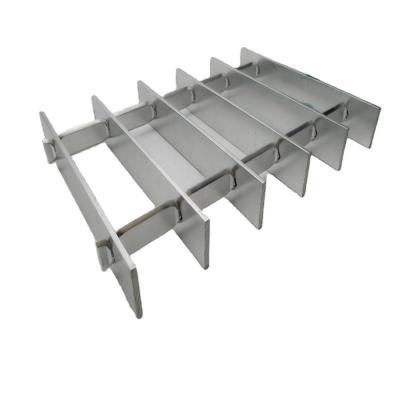China 6063 T6 Aluminum Bar Grating with 25-75mm Bearing Bars and 38-101mm Crossbar Pitch for Industrial Platforms for sale