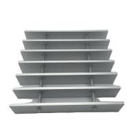 China 6063 T6 Aluminum Bar Grating with 25-75mm Bearing Bars and 38-101mm Crossbar Pitch for Industrial Platforms for sale