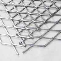 China 0.5mm Galvanized Expanded Aluminum Sheet 1220×2440mm Diamond Mesh for Industrial Building Applications for sale
