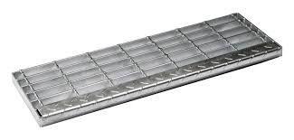 China DIY ASTM A1011 Steel Bar Grating Treads 25x5mm Easy Spiral or Welding Fixation for sale