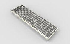 China Hot Dip Galvanized Steel Bar Grating Stair Treads T1 T2 T3 T4 3mm Bearing Bar for sale