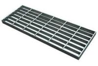 China Hot Dip Galvanized Serrated Bar Steel Grating Stair Treads Q235B 5mm Thickness for sale