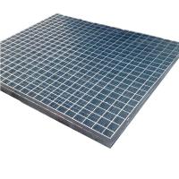 China Heavy Duty Steel Grating 50x5mm Bearing Bar ISO9001 Welded Carbon Steel Grating for sale