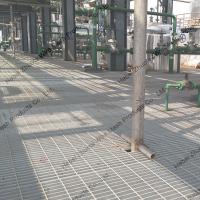 China Industrial Walkway Platform 32x5mm Stainless Steel Floor Grating 600mm Width for sale