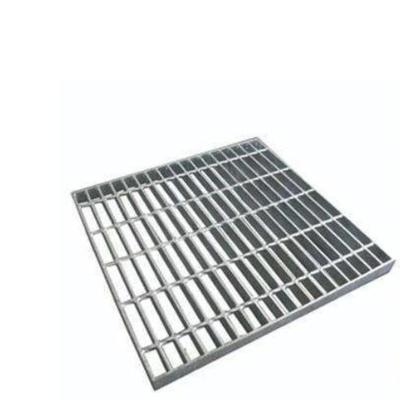 China Hot Dipped Galvanized Steel Trench Drain Grate Cover Heavy Duty 6mm Bar Grating for sale