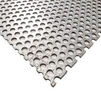 China 0.3mm Thickness 1220x2440mm Perforated Metal Plate for Speaker Box Decoration with Custom Hole Patterns for sale