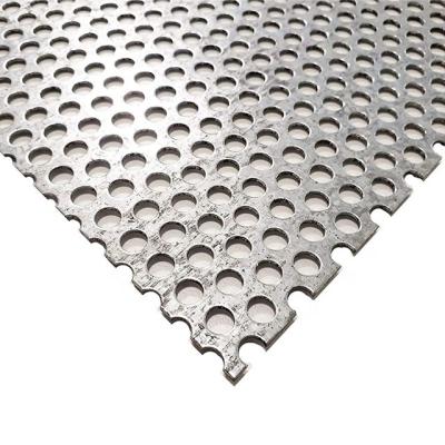 China 0.3mm Thickness 1220x2440mm Perforated Metal Plate for Speaker Box Decoration with Custom Hole Patterns for sale