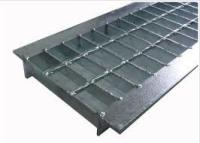 China Hot Dip Galvanized Steel Grating Trench Drain Cover 50x100mm Linear Ditch Cover for sale