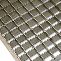 China Serrated Hot Dip Galvanized Steel Grating Trench Cover 13mm Thickness Flat Bar Walkway for sale