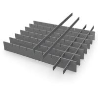 China Hot Dip Galvanized Steel Grating Walkway Platform 25x5mm Bearing Bar 30mm Spacing for sale