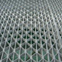 China SS316 Industrial Mezzanine Riveted Bar Steel Grating 1-1/8 Spacing Heavy Duty for sale