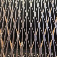 China SS316 Industrial Mezzanine Riveted Bar Steel Grating 1-1/8 Spacing Heavy Duty for sale