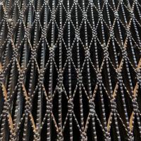 China SS316 Industrial Mezzanine Riveted Bar Steel Grating 1-1/8 Spacing Heavy Duty for sale