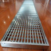 China 304 316 Stainless Steel Heel Proof Trench Grating 3mm Wedge Wire Drain Cover for sale