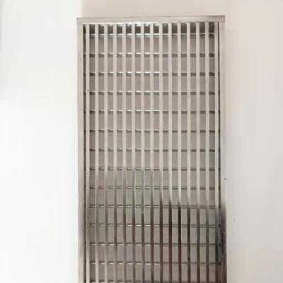 China 316 Stainless Steel Driveway Drainage Grating 25x5mm Bearing Bar 30mm Spacing for sale