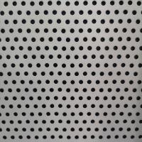 China Decorative Anodized Aluminum Perforated Metal Sheet Wall Panels 2440mm x 1220mm with Multiple Hole Patterns for sale